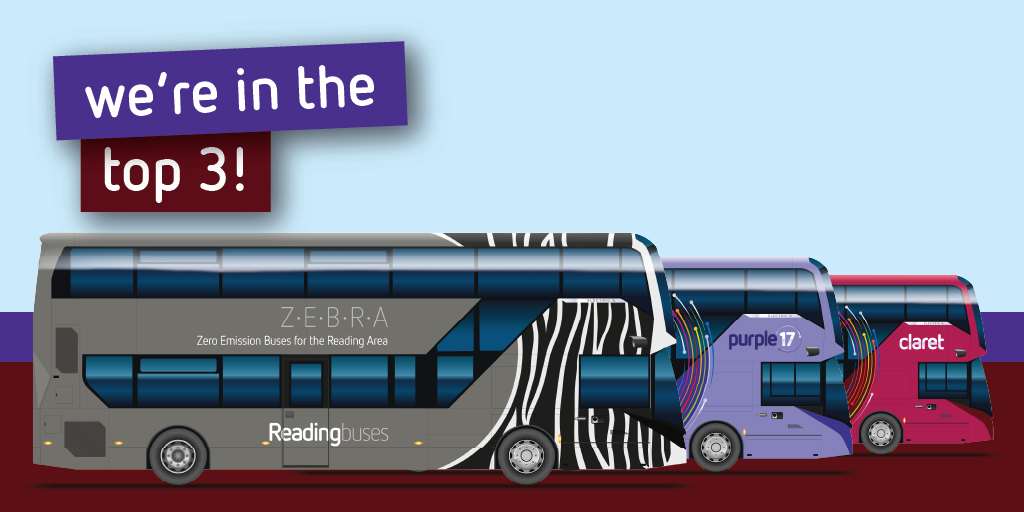 We are top three for satisfaction - Reading Buses