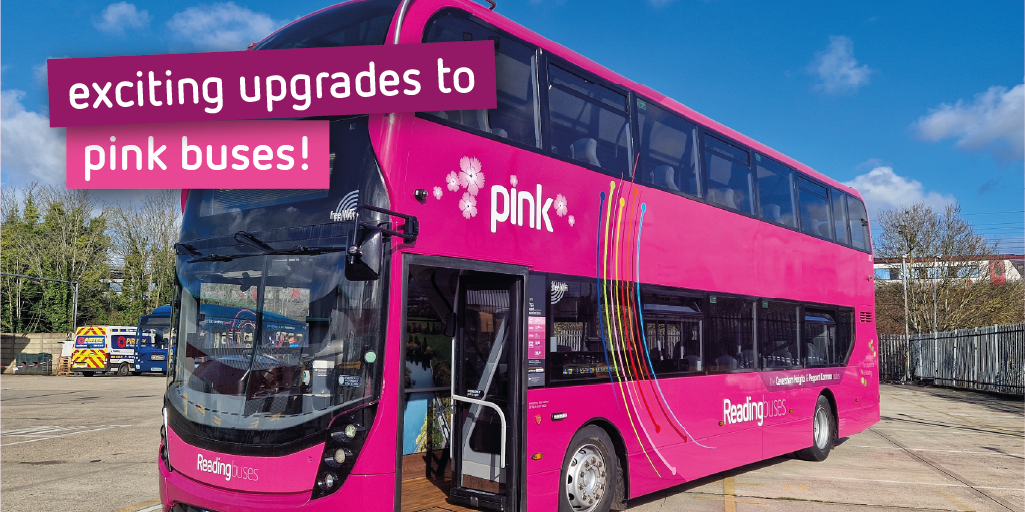 Pretty in pink - Reading Buses