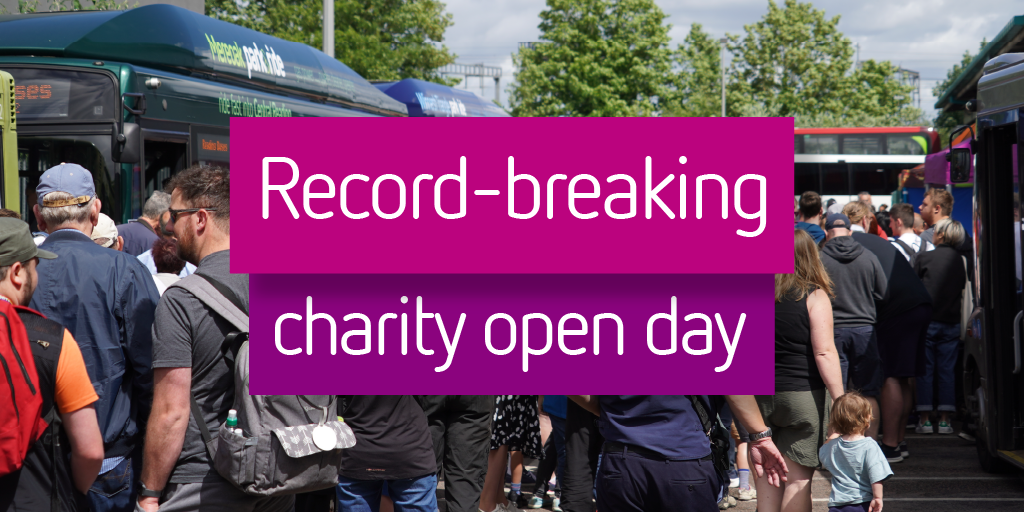 A record-breaking Open Day - Reading Buses
