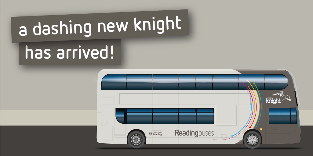 A dashing new knight has arrived! - Reading Buses