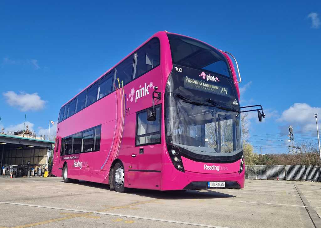 Pretty in pink - Reading Buses
